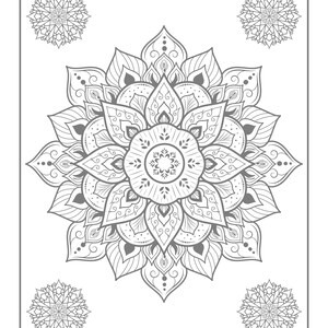 10 Mandala for ADULTS, Coloring Pages Pdf, Digital Download - Etsy