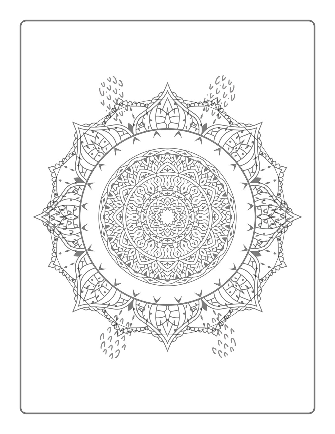 10 Mandala for ADULTS, Coloring Pages Pdf, Digital Download - Etsy