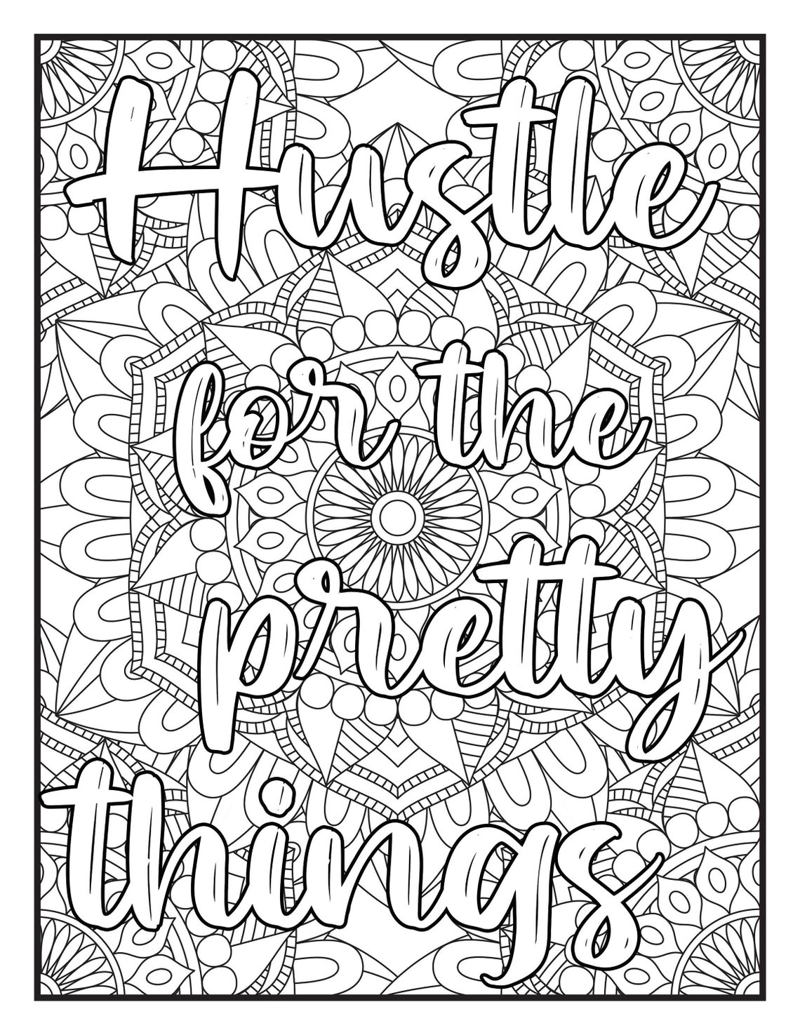 25 Motivational Quotes, Coloring Pages Pdf, Digital Download - Etsy