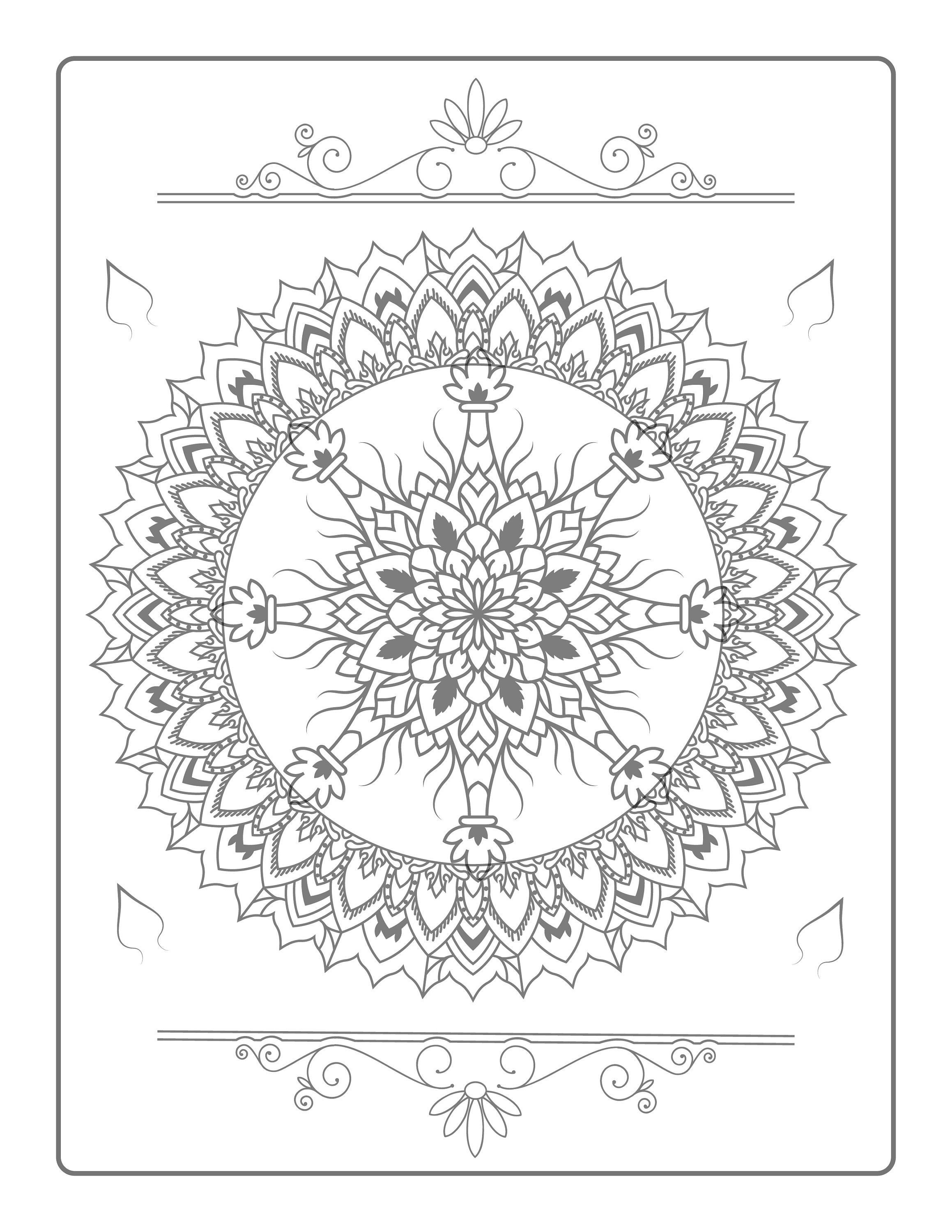 10 Mandala for ADULTS, Coloring Pages Pdf, Digital Download - Etsy