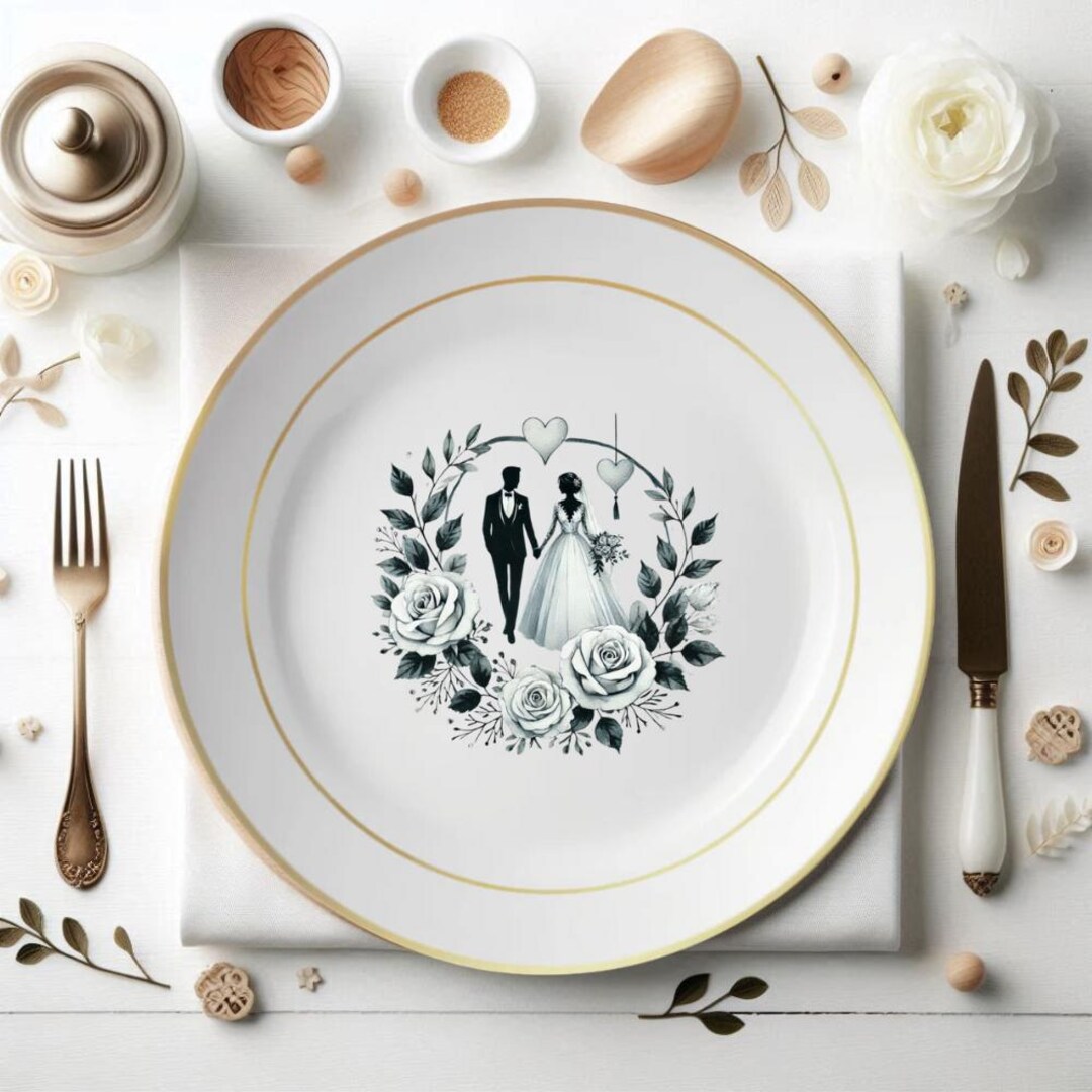 Personalized Wedding Couple Plates – Custom Wedding Gift, Anniversary ...