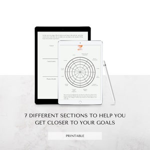 Goal Setting Worksheet Bundle | SMART Goals Template Worksheets | Life ...