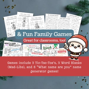 Printable Christmas Activities for Kids, Kawaii Christmas, Cute Kawaii ...