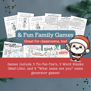 Printable Christmas Activities for Kids, Kawaii Christmas, Cute Kawaii ...
