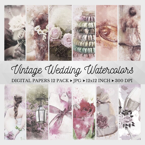 Wedding Scrapbook Paper