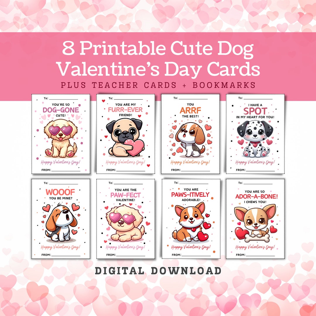 Cute Valentines Cards, Printable Valentine's Day Cards for Kids ...