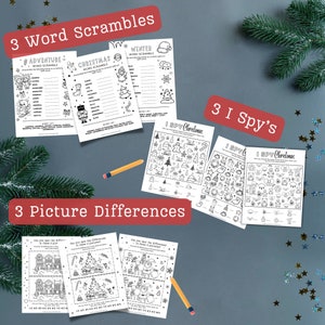 Printable Christmas Activities for Kids, Kawaii Christmas, Cute Kawaii ...