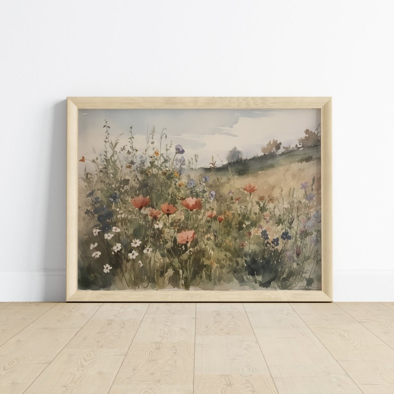 Wildflower Print - Etsy