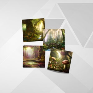 Enchanted Forest Digital Papers, Digital Paper Pack, Enchanted ...