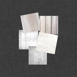 White Wood Digital Paper, Light Wood Textures, Rustic Wood Texture ...