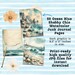 Ocean Blue Watercolor Junk Journal Papers, Shabby Chic Seaside ...