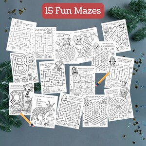 Printable Christmas Activities for Kids, Kawaii Christmas, Cute Kawaii ...