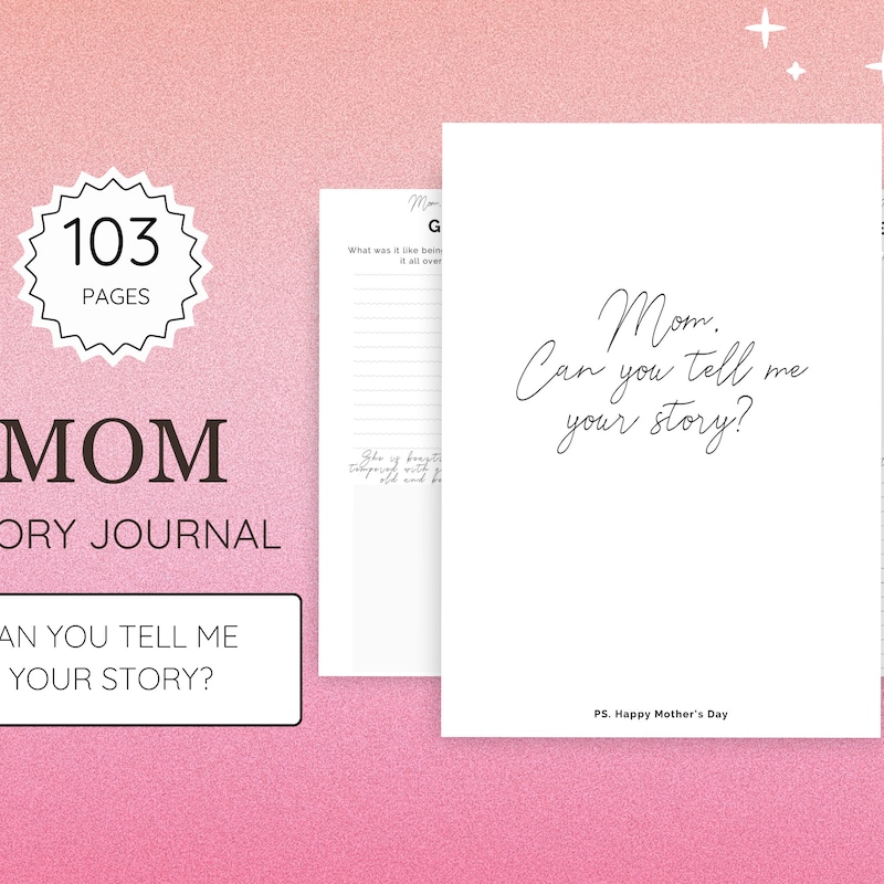 Mom Journal - Etsy