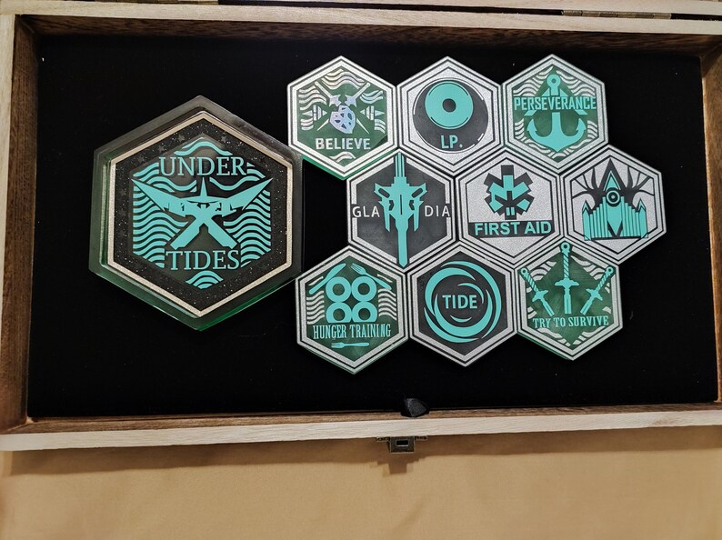 Arknights Under Tides Resin Medal Set - Etsy
