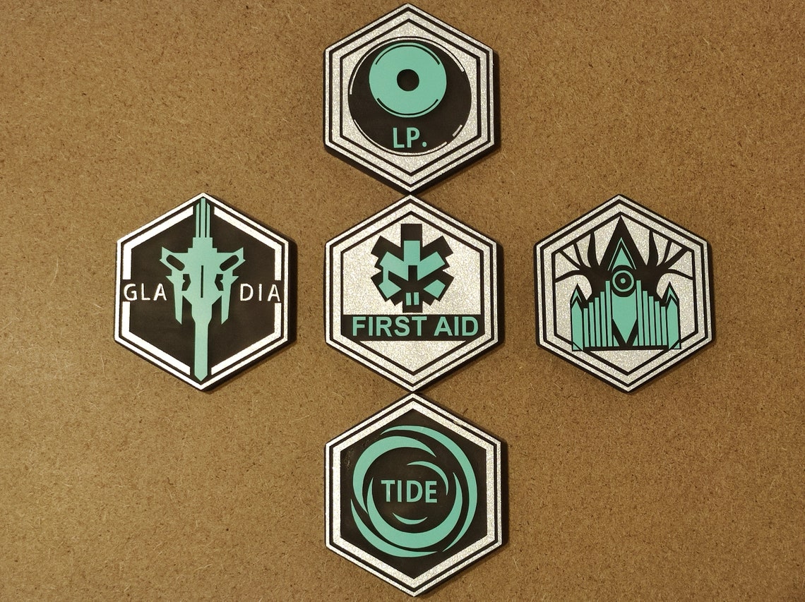 Arknights Under Tides Resin Medal Set - Etsy