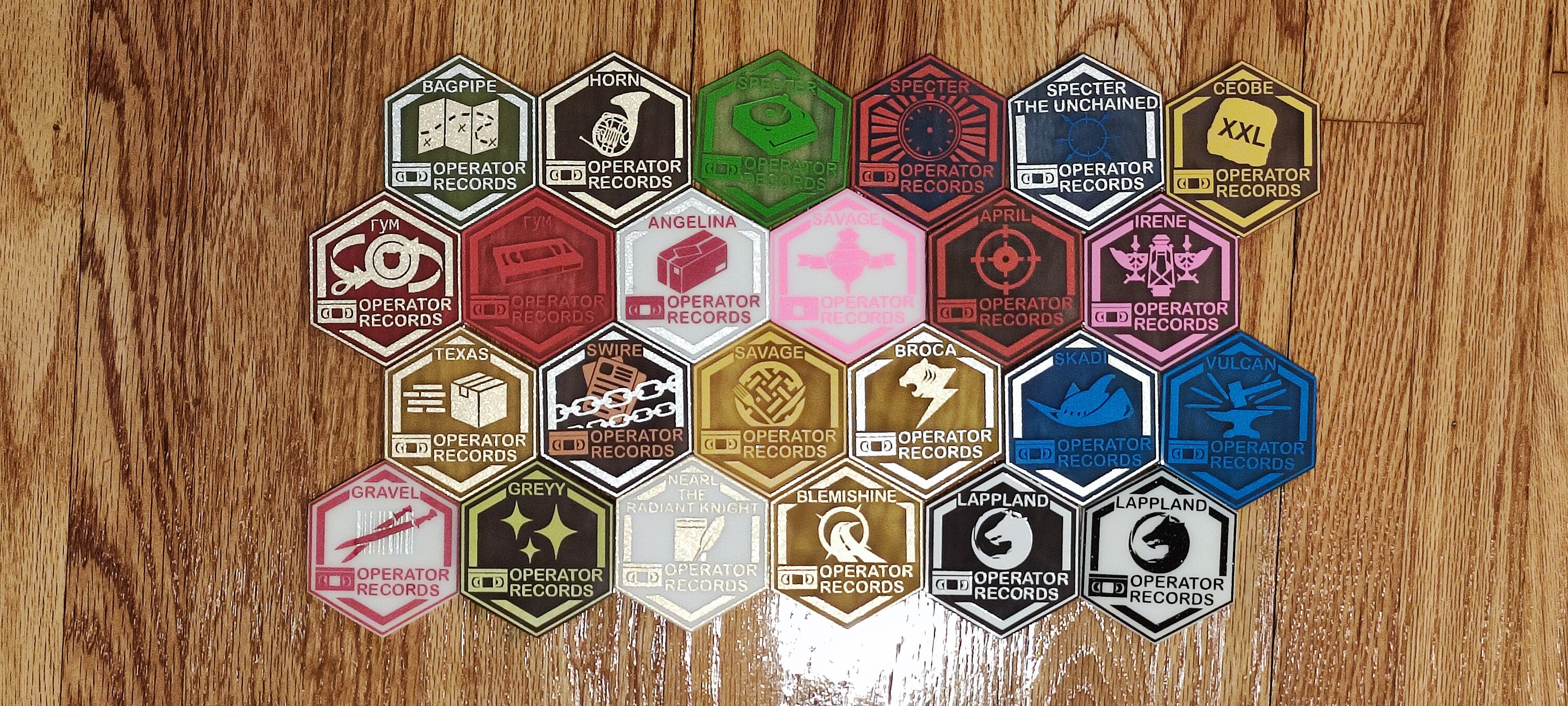 Arknights Operator Record Medals - Etsy