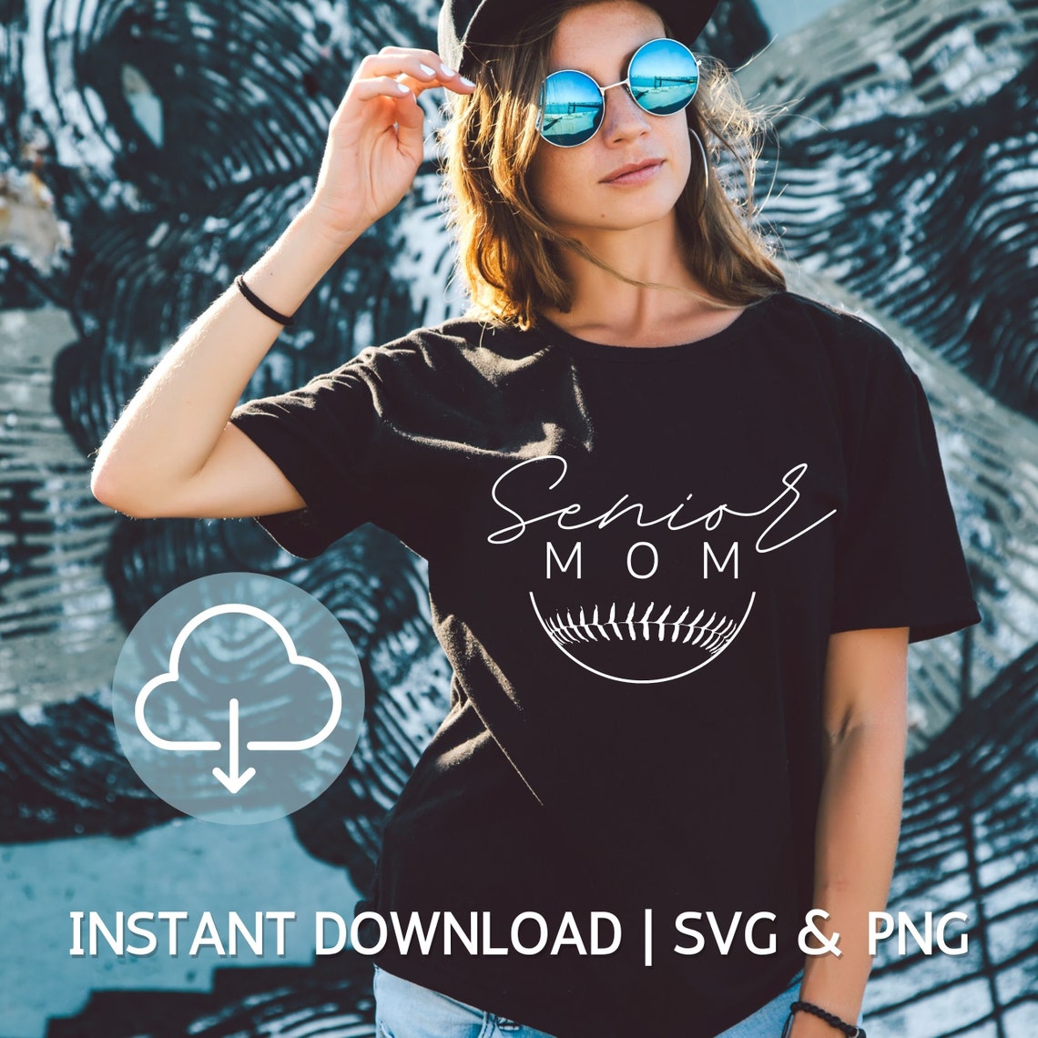 Senior Baseball Mom SVG & PNG | Senior Mom Shirt | Baseball Mom SVG ...