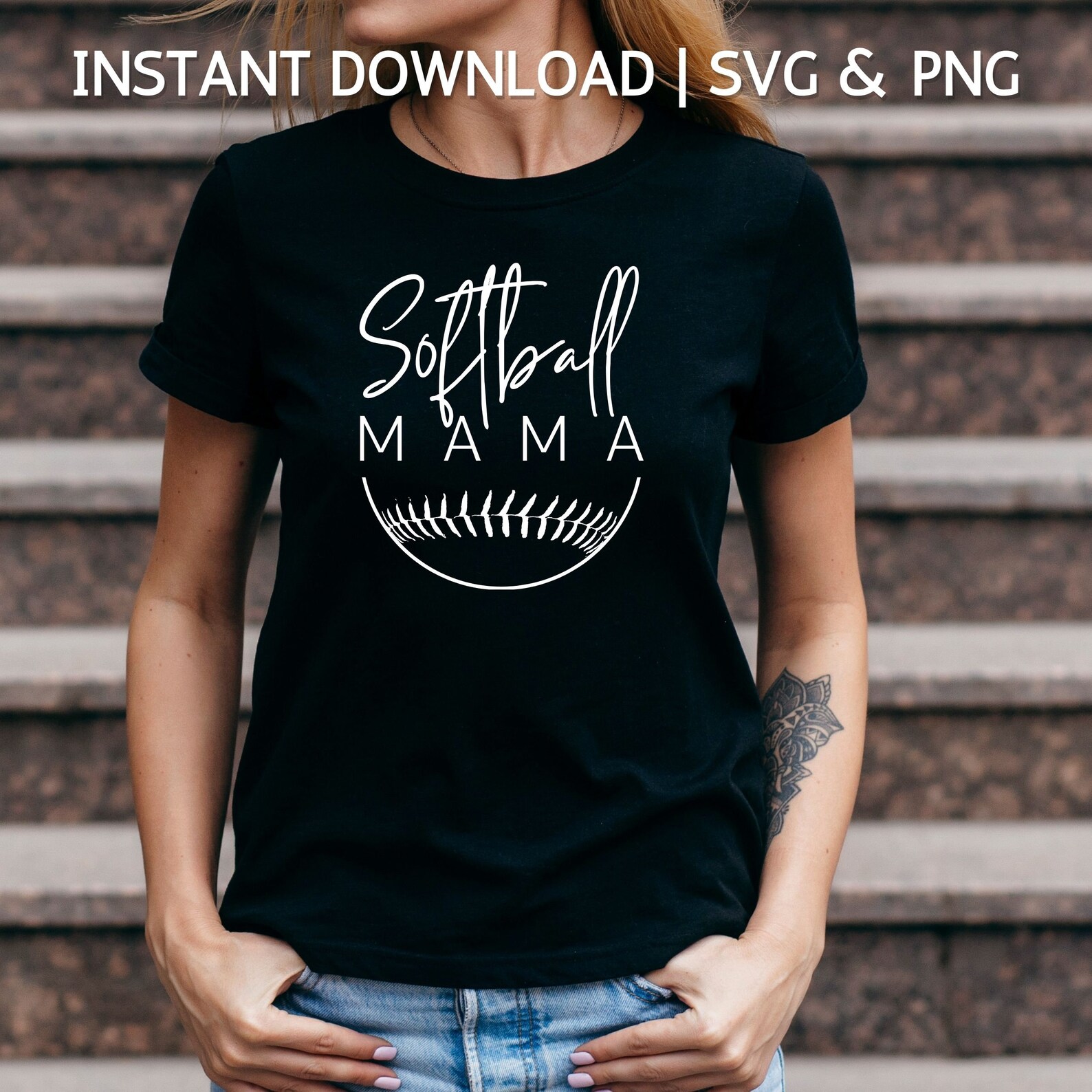 Softball Mama SVG, PNG | Digital Download | Softball Mom Sublimation ...