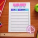 Class Party Snack Sign up Sheet | Class Party Snack Sheet | Neon Class ...