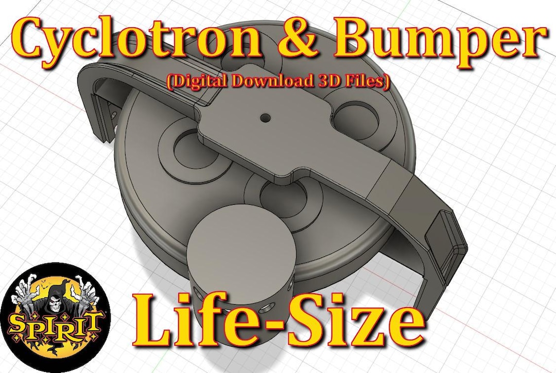 Cyclotron and Bumper 3D Print Files for Spirit Halloween Life Size ...