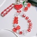 Cherry Striped Key Ring Cute Accessories Key Charm Key Ring Cute ...