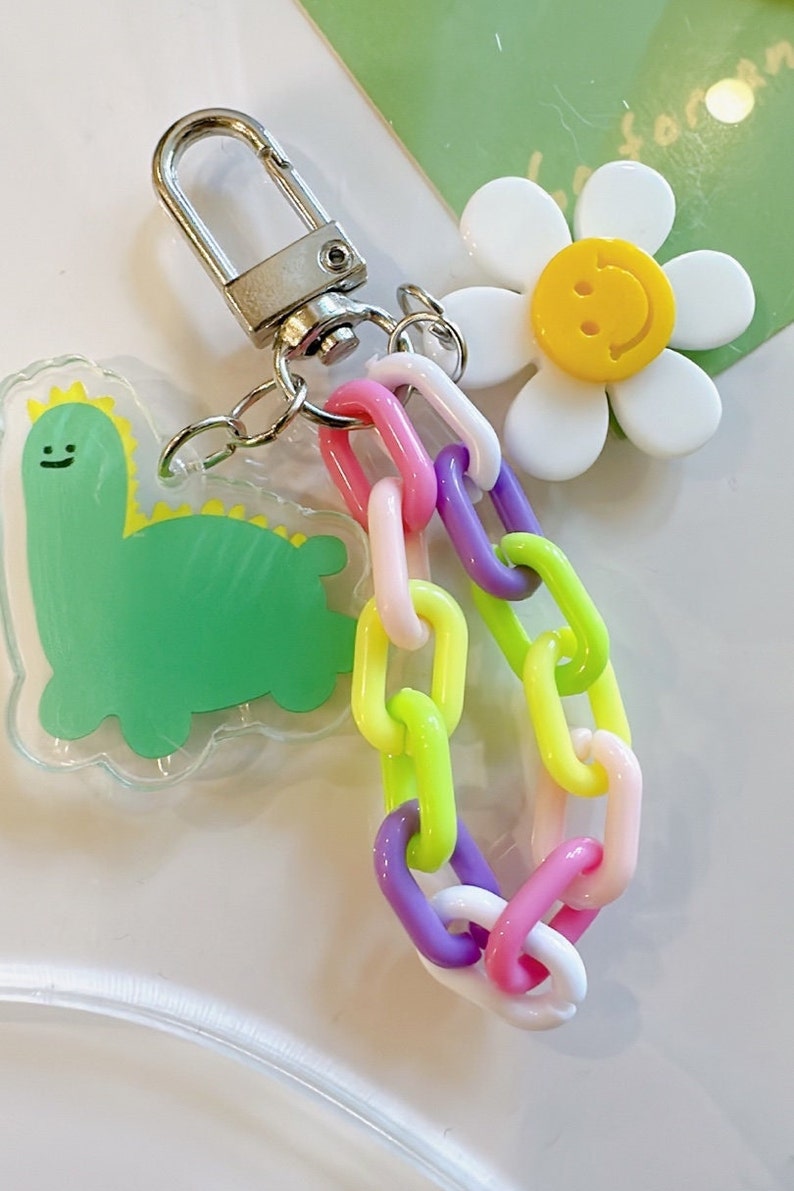 Lovely Colorful Key Ring Cute Accessories Key Charm Key - Etsy
