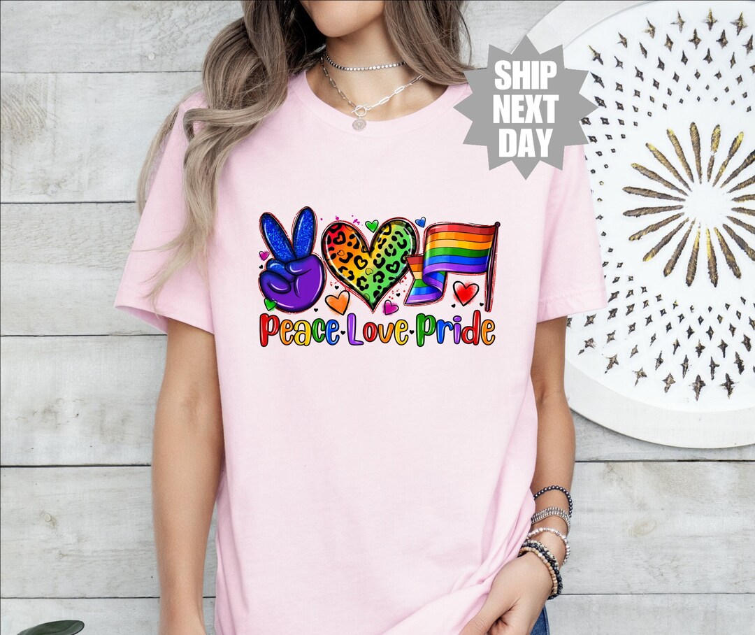 Rainbow Pride Shirt, Lgbt Shirt, Rainbow Flag Shirt, Pride Month Shirt ...