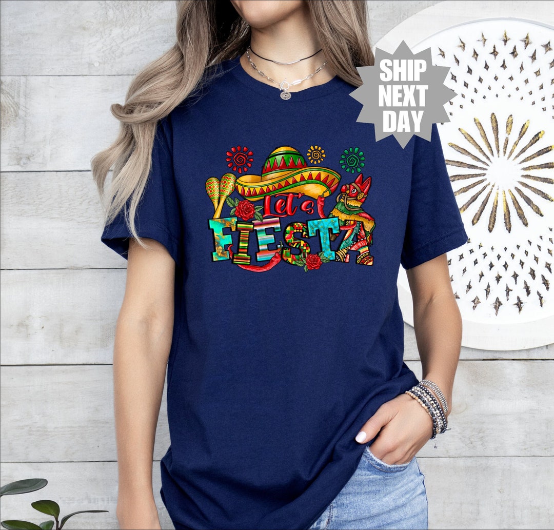 Let's Fiesta Shirt, Cinco De Mayo Shirt, Fiesta Squad Shirt, 2024 San ...