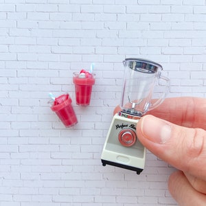 Miniature Blender Dollhouse Kitchen Appliances Maileg and Barbie ...