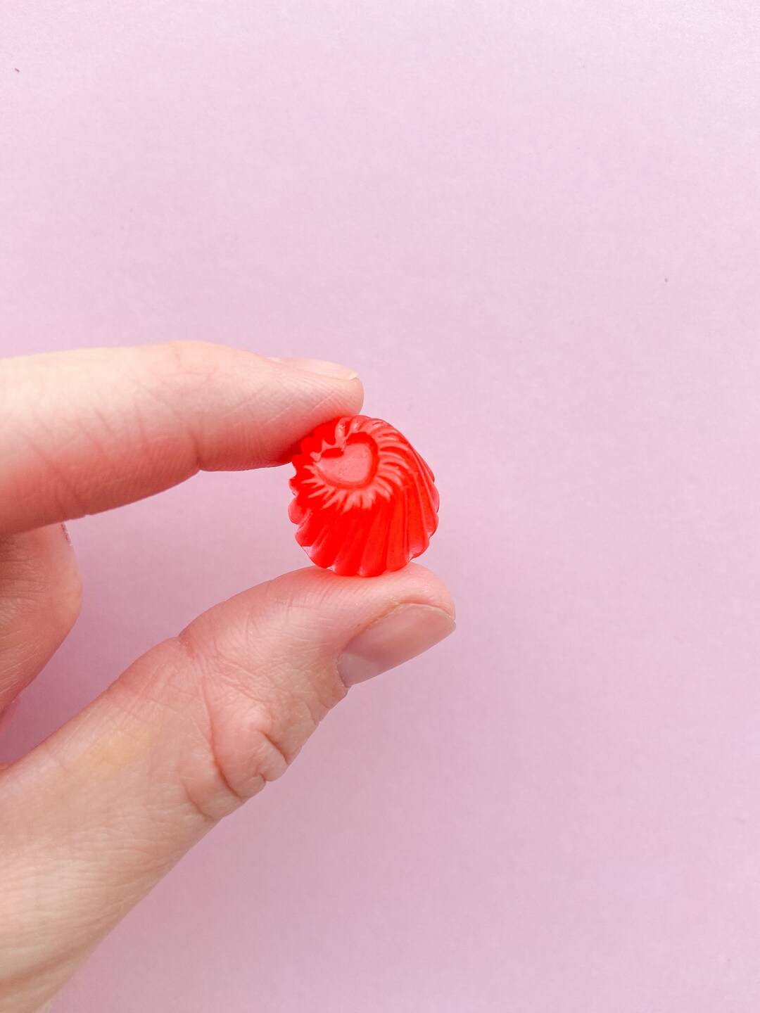 Miniature Heart Jello Dollhouse Valentine Dessert Maileg and Barbie ...