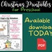 Christmas Printables for Toddlers, Preschool Christmas Printables, "if ...