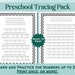 Printable Tracing Pack for Numbers 1-20, Shapes, and the Alphabet ...