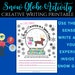 Snow Globe Creative Writing Printable | Christmas Printable | Holiday ...
