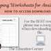 Anxiety Worksheets | Mental Health Worksheets | PDF Printable | Instant ...