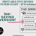 Printable Five Senses Anchor Charts + 10 Worksheets! | DIGITAL DOWNLOAD ...