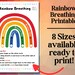 Rainbow Breathing Exercise Printable | Calm Down Poster | Anxiety ...