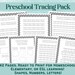 Printable Tracing Pack for Numbers 1-20, Shapes, and the Alphabet ...