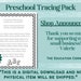 Printable Tracing Pack for Numbers 1-20, Shapes, and the Alphabet ...
