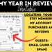 My Year in Review Printable | New Years Worksheet | Printable Activity ...