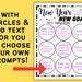 New Year, New Goals Printable Worksheet, New Year's Resolutions ...