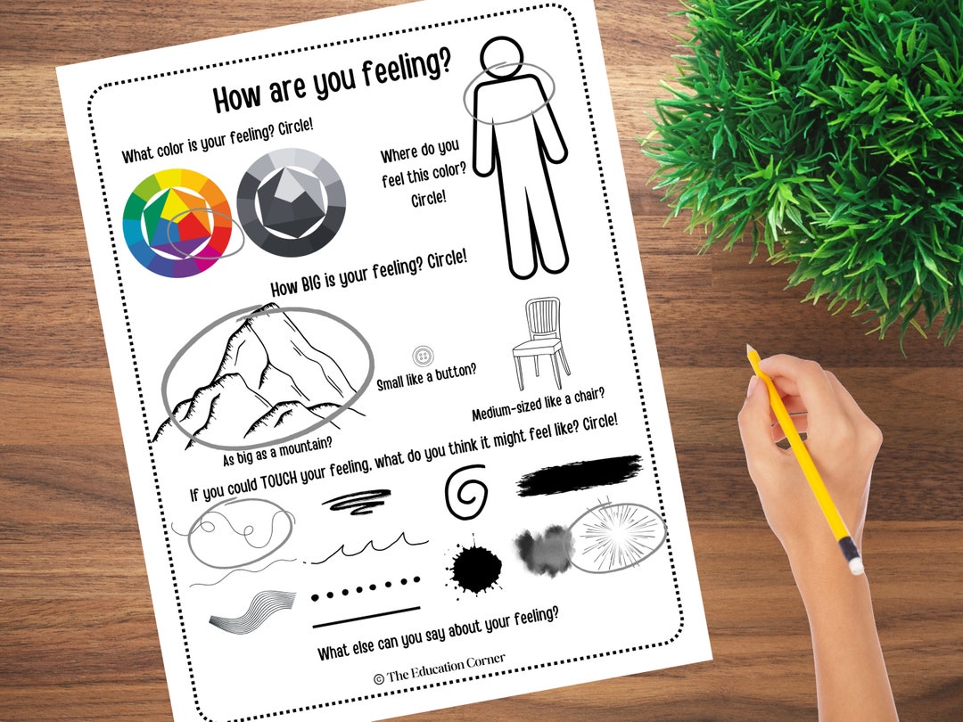 Anxiety Worksheet for Kids and Teens, Printable Download, Instant ...