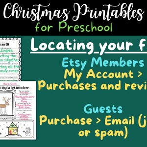 Christmas Printables for Toddlers, Preschool Christmas Printables, "if ...