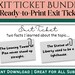 Exit Ticket Bundle | 35 Ready-to-print Exit Tickets for Middle and High ...