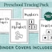 Printable Tracing Pack for Numbers 1-20, Shapes, and the Alphabet ...
