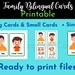 Bilingual Flashcards for Family | Flashcards Bilingües Para La Familia ...