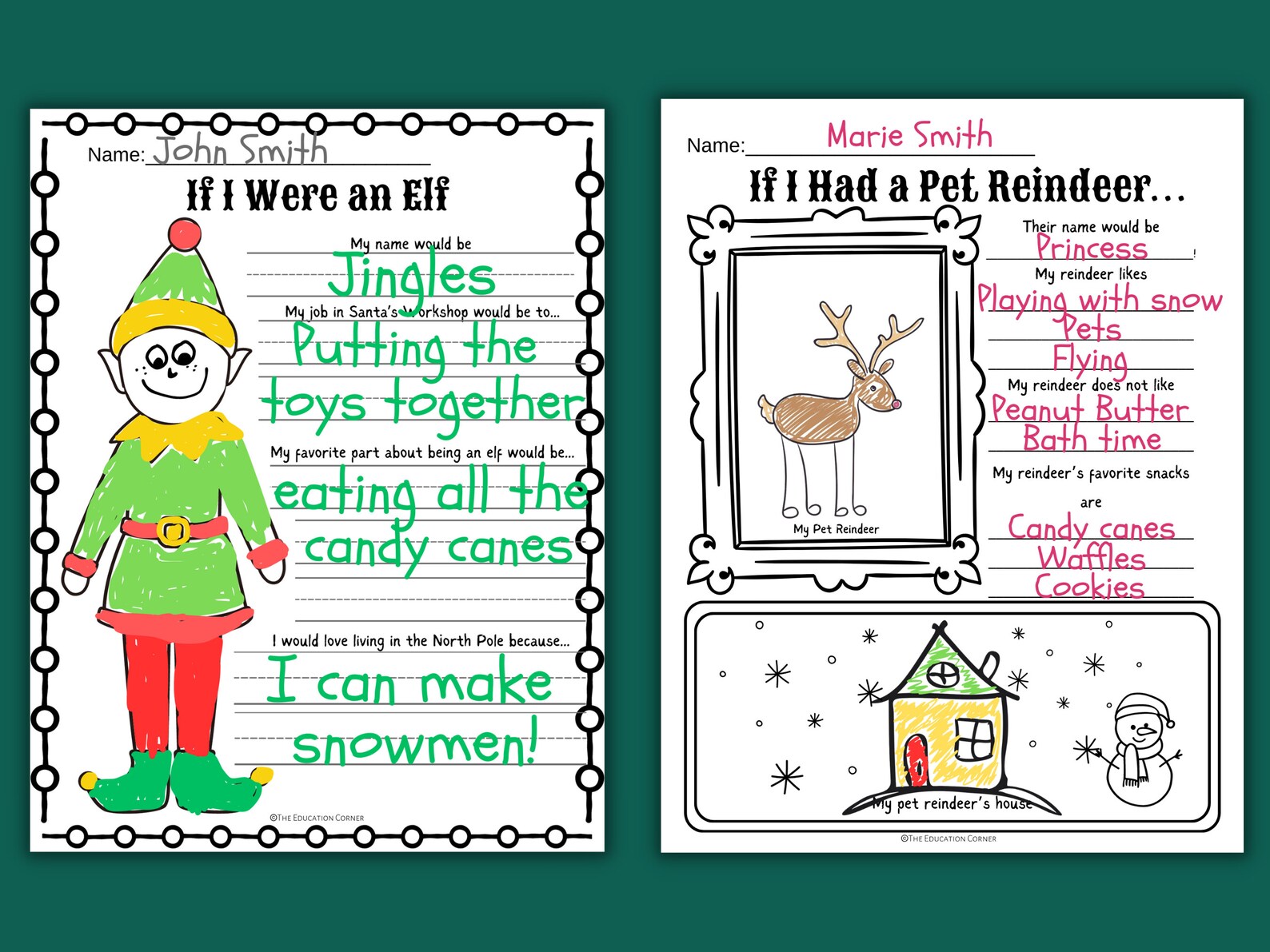 Christmas Printables for Toddlers, Preschool Christmas Printables, "if ...