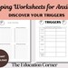Anxiety Worksheets Mental Health Worksheets PDF Printable - Etsy