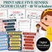 Five Senses Anchor Charts & Worksheets: Elementary/esl (PDF) - Etsy