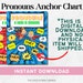 Printable Pronouns Anchor Chart | Print and Digital, Pronouns in ...