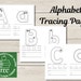 Ink-saving Alphabet Letter Tracing Pages | Full Tracing Pages for ...